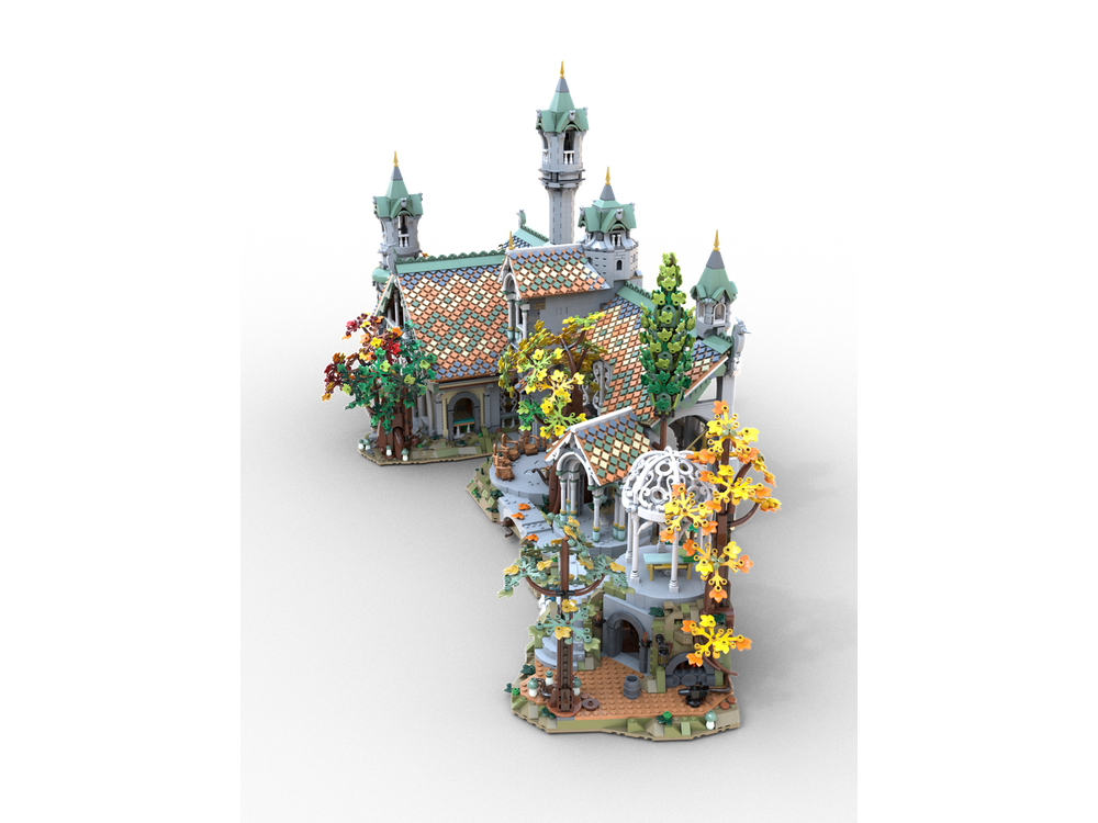 Lego Moc 10316 Rivendell Extension By Fanpeixi Rebrickable Build