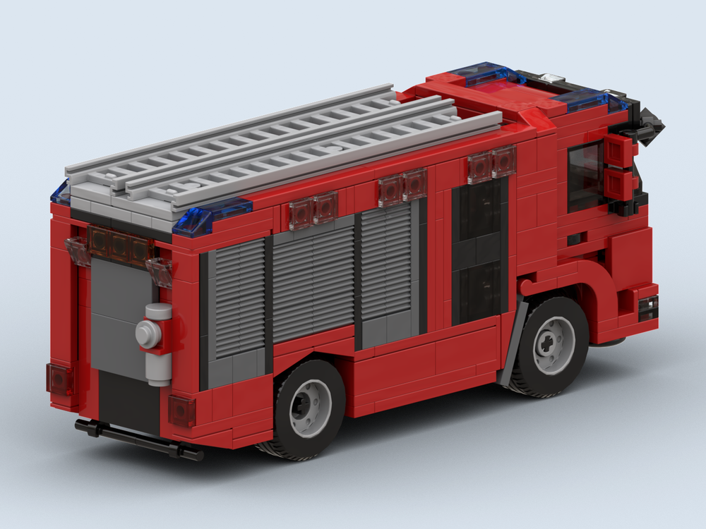 Lego Moc Gb Fire Engine By Mausbricks Rebrickable Build With Lego