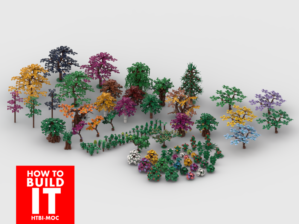 LEGO MOC Plants Pack (116 Designs) by gabizon | Rebrickable - Build ...