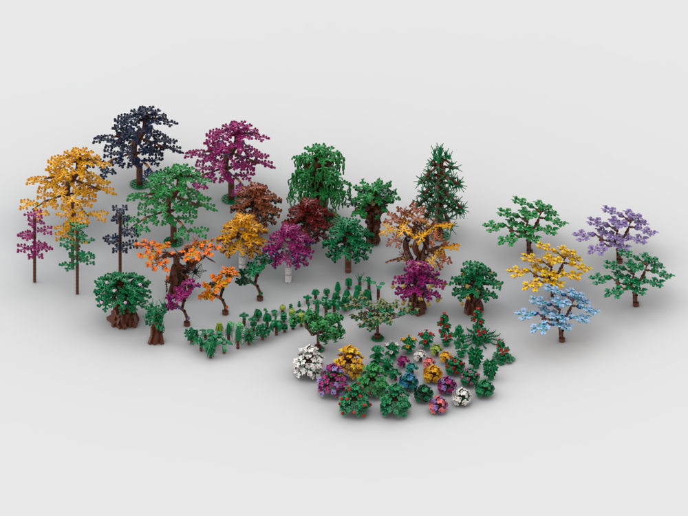 LEGO MOC Plants Pack (116 Designs) by gabizon | Rebrickable - Build ...