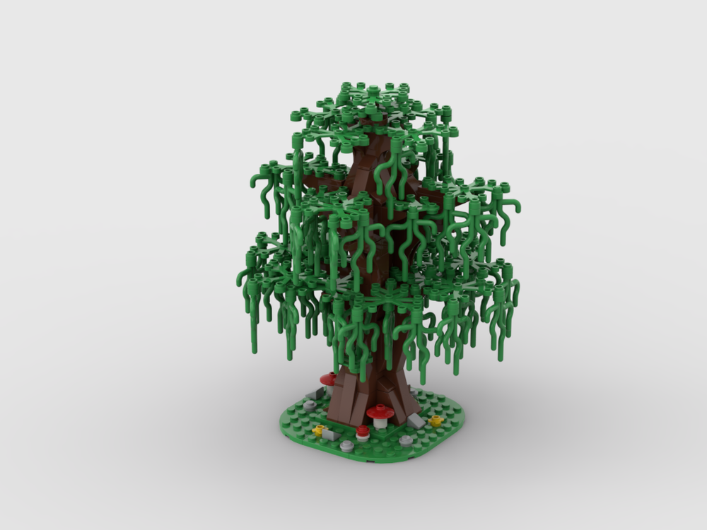 Lego Moc Swamp Tree By Gabizon Rebrickable Build With Lego