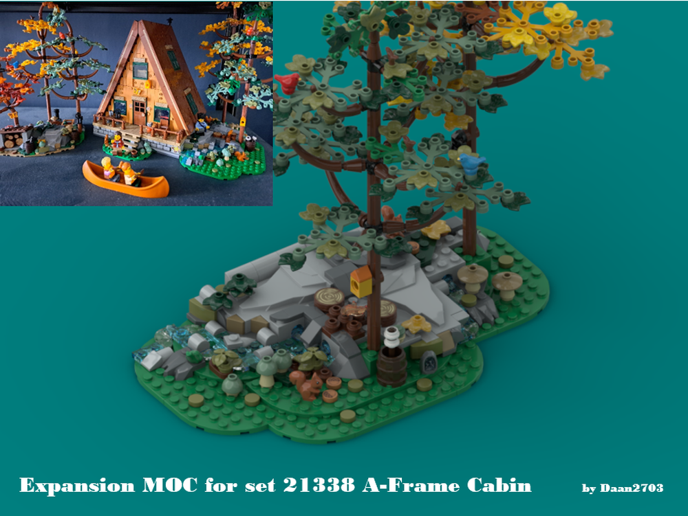 LEGO MOC Expansion MOC for set 21338 A-Frame Cabin by Daan2703 ...