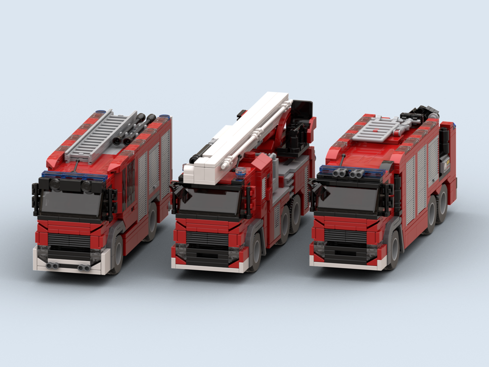 LEGO MOC Fryslân Fire Vehicles Pack by mausbricks | Rebrickable - Build ...