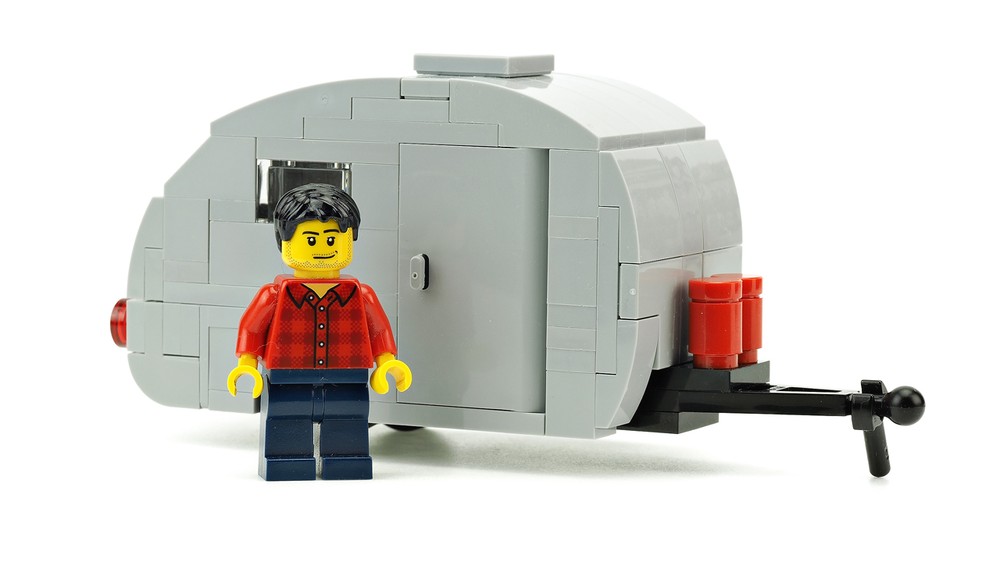 LEGO MOC Vintage camper trailer by De_Marco | Rebrickable - Build with LEGO
