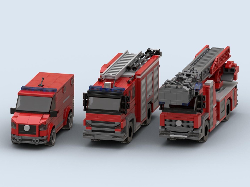 LEGO MOC Zaandam Fire Vehicles Pack by mausbricks | Rebrickable - Build ...