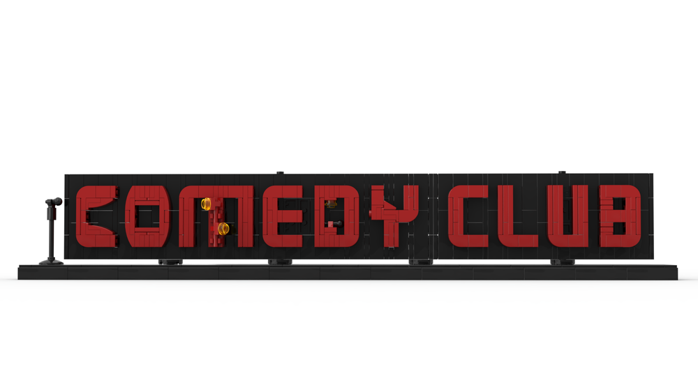 LEGO MOC Comedy Club Sign by Mocker | Rebrickable - Build with LEGO