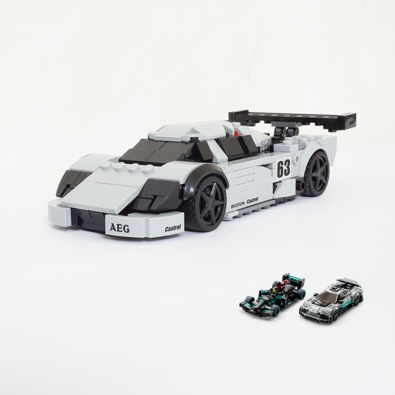 Lego Moc 76909 Sauber C9 By Kmpmocs Rebrickable Build With Lego
