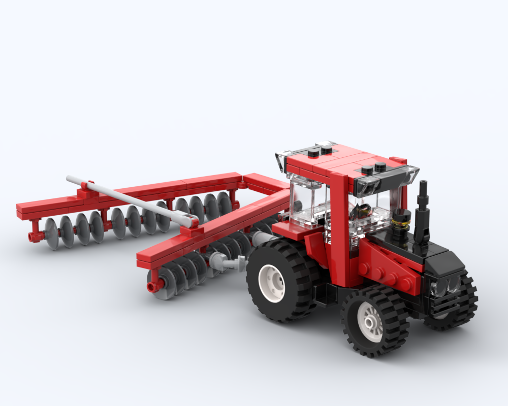 LEGO MOC A simple disc harrow by BrickScheme | Rebrickable - Build with ...
