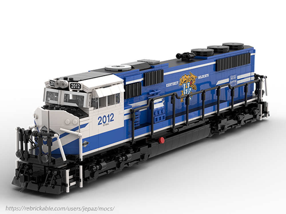 LEGO MOC Paducah and Louisville Railway (PAL) SD70MAC by jepaz ...