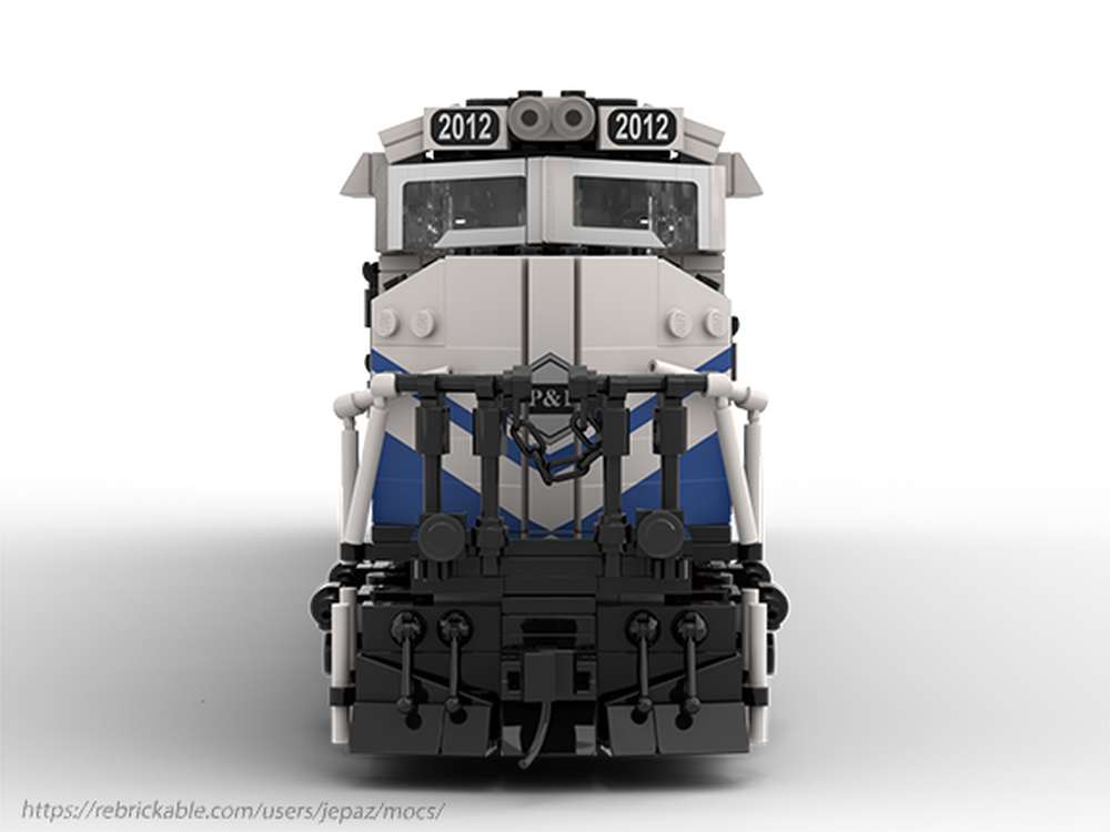 LEGO MOC Paducah and Louisville Railway (PAL) SD70MAC by jepaz ...