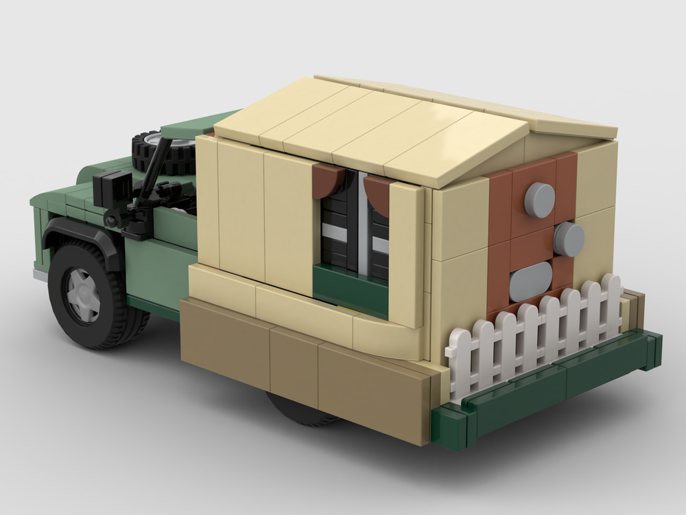 Lego Moc Top Gear Land Rover Defender Camper By Vv334 Rebrickable