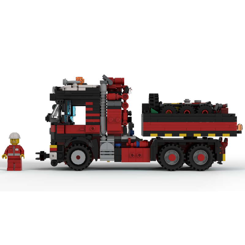 LEGO MOC 6x4 Mercedes-Benz Actros Ballast Tractor Ver. 2 - MST by ...