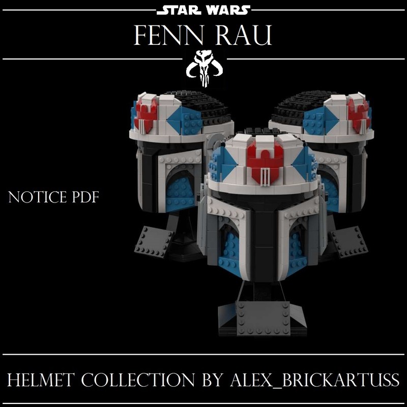 LEGO MOC Helmet Fenn Rau by Alex_BricKartuss | Rebrickable - Build with ...