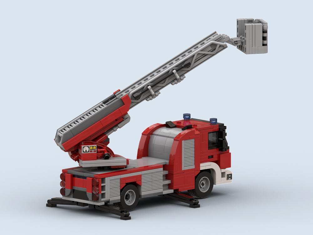 LEGO MOC Leibnitz Fire Ladder Truck by mausbricks | Rebrickable - Build ...
