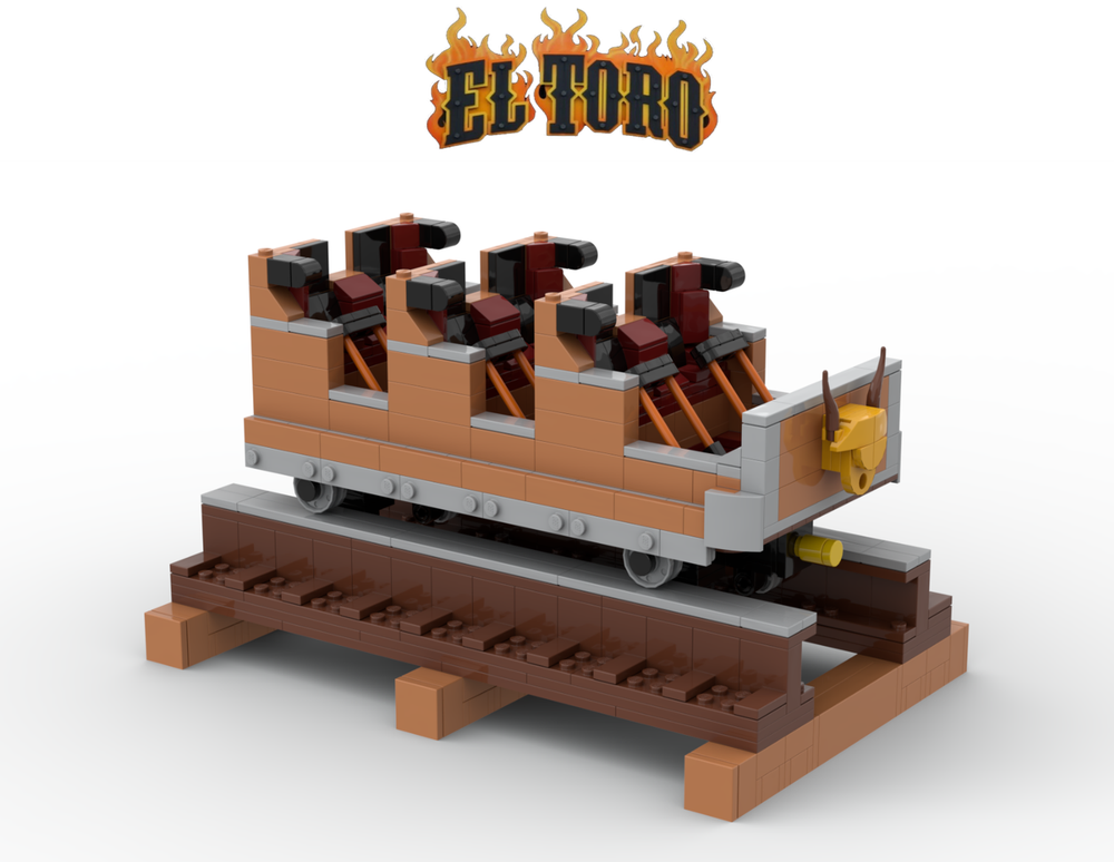 LEGO MOC Roller coaster - EL TORO - Six Flags Great Adventure by ...