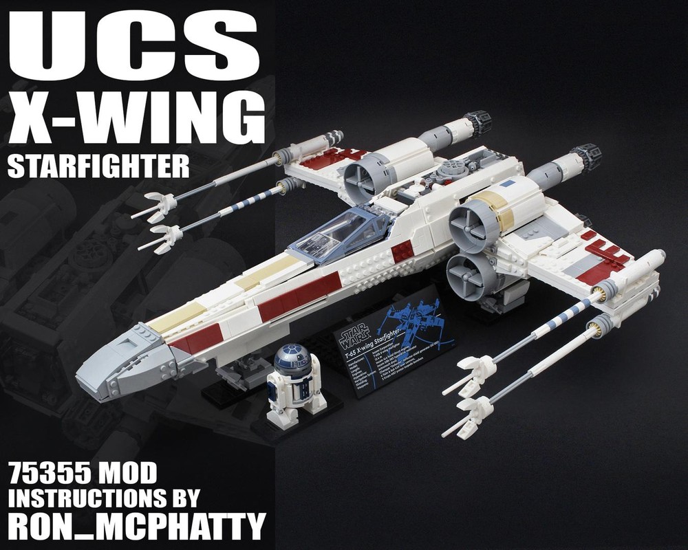 LEGO MOC UCS X-Wing Starfighter set 75355 MOD by ron_mcphatty | Rebrickable - Build with LEGO