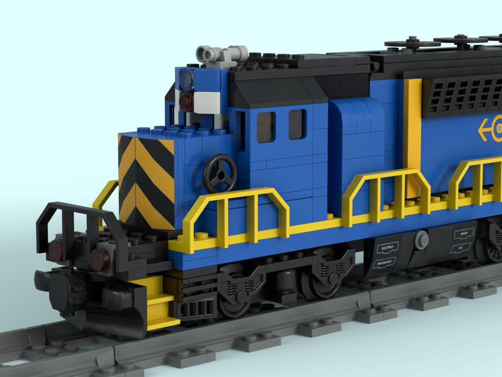 LEGO MOC-149557 SD40-2 Locomotive (Ex-60052-1) by NottaCadmonkey ...