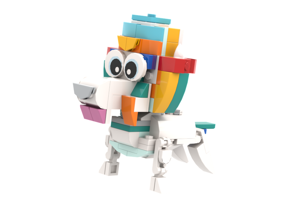 LEGO MOC Dog by Matrynka | Rebrickable - Build with LEGO