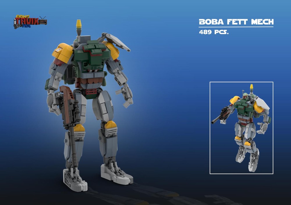 LEGO MOC Boba Fett Mech by iTavix | Rebrickable - Build with LEGO