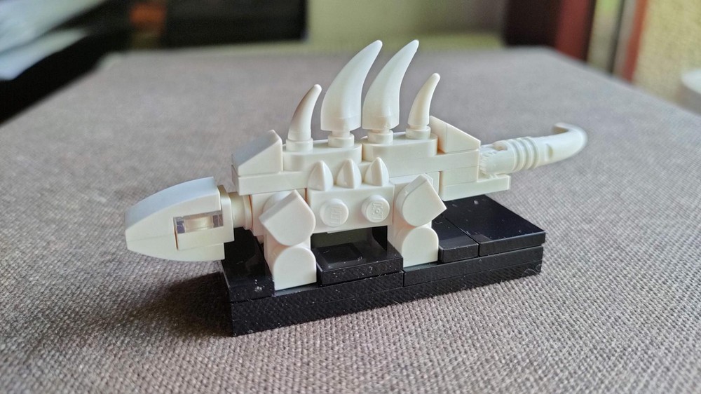 LEGO MOC Dimetrodon skeleton by Silm4ril | Rebrickable - Build with LEGO