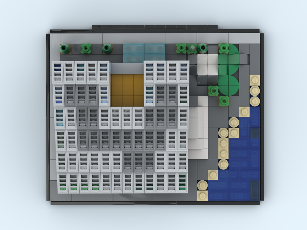 LEGO MOC AdO Arena Bergen by aegir | Rebrickable - Build with LEGO