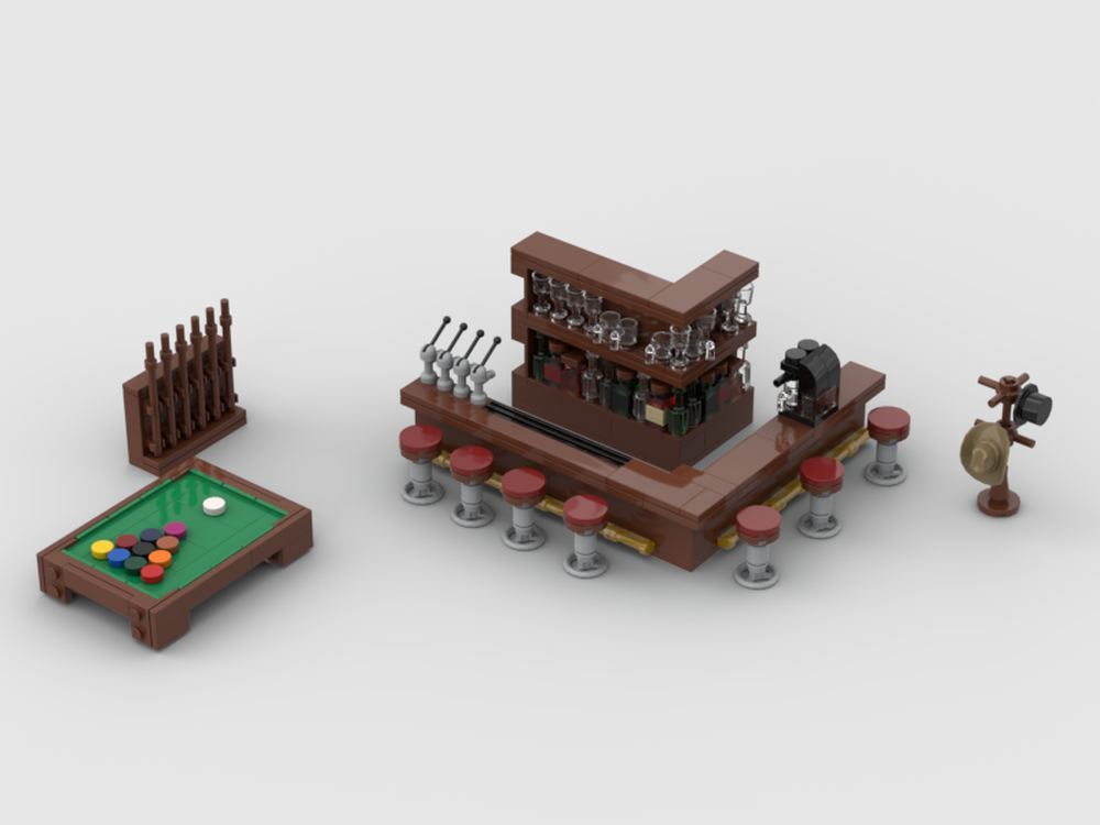 LEGO MOC Bar by The__MOC__dude | Rebrickable - Build with LEGO