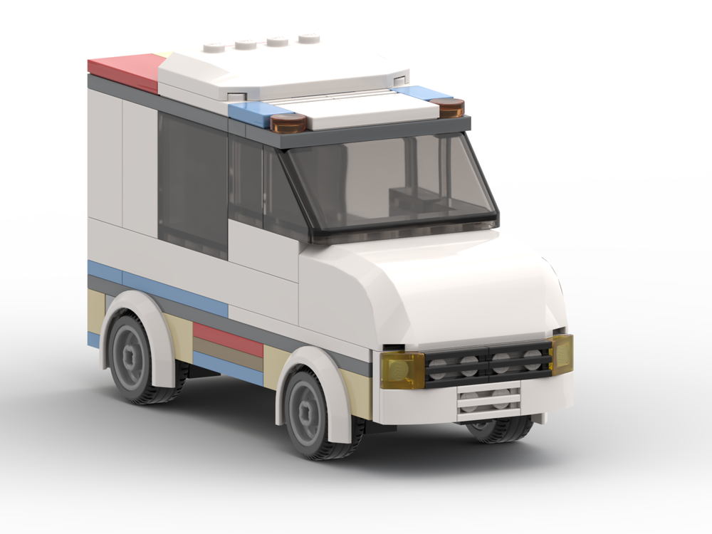 LEGO MOC Cube Van by P4tp4t | Rebrickable - Build with LEGO