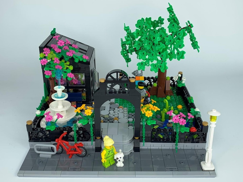 LEGO MOC Greenhouse Park by PoppleHillBricks | Rebrickable - Build with ...