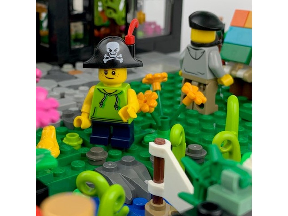 Lego Moc Greenhouse Park By Popplehillbricks Rebrickable Build With