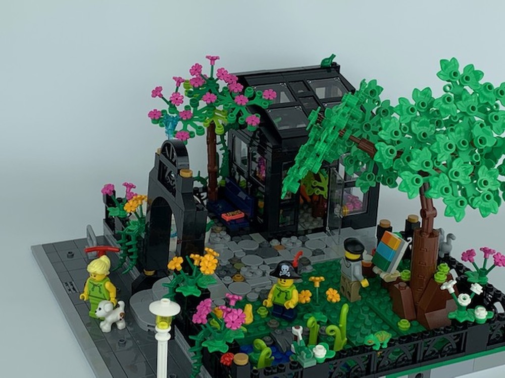 Lego Moc Greenhouse Park By Popplehillbricks Rebrickable Build With