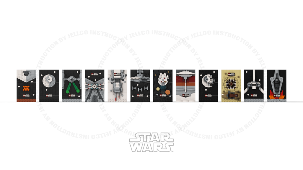 LEGO MOC SW Original Trilogy Postcard Concept by jellco | Rebrickable ...
