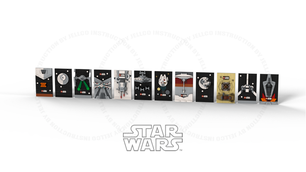 LEGO MOC SW Original Trilogy Postcard Concept by jellco | Rebrickable ...