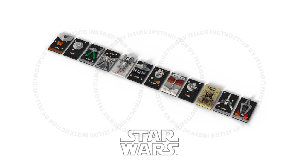 Lego Moc Sw Original Trilogy Postcard Concept By Jellco Rebrickable