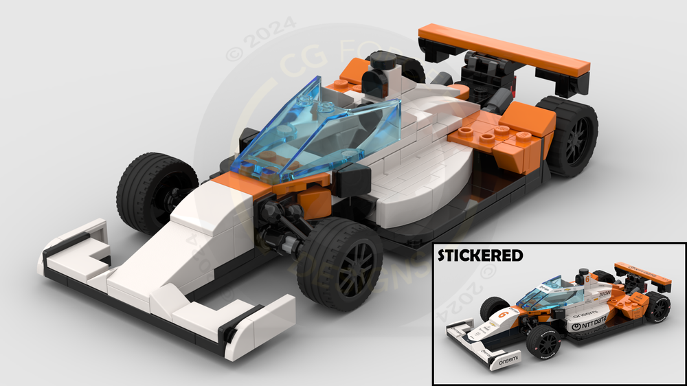 LEGO MOC Indycar 2023 AM Rosenqvist Oval - Indy 500 special by ...
