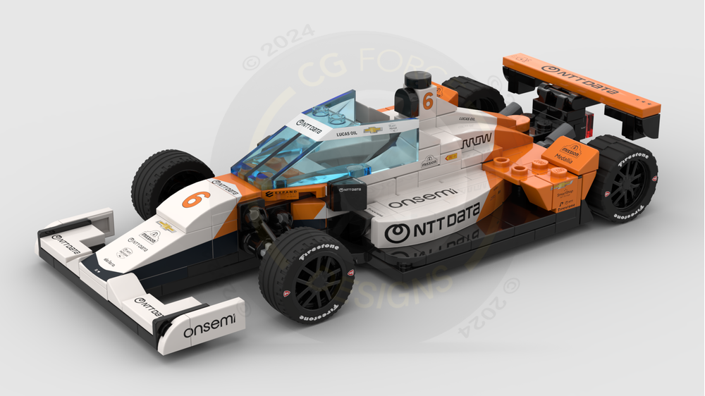 LEGO MOC Indycar 2023 AM Rosenqvist Oval - Indy 500 special by ...