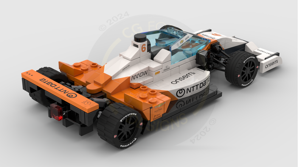 LEGO MOC Indycar 2023 AM Rosenqvist Oval - Indy 500 special by ...