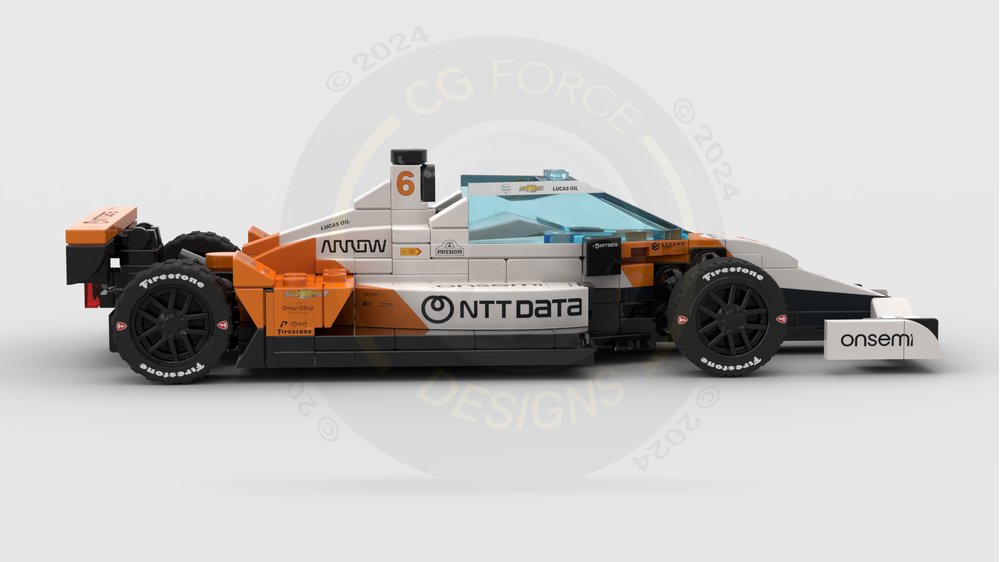 LEGO MOC Indycar 2023 AM Rosenqvist Oval - Indy 500 special by ...