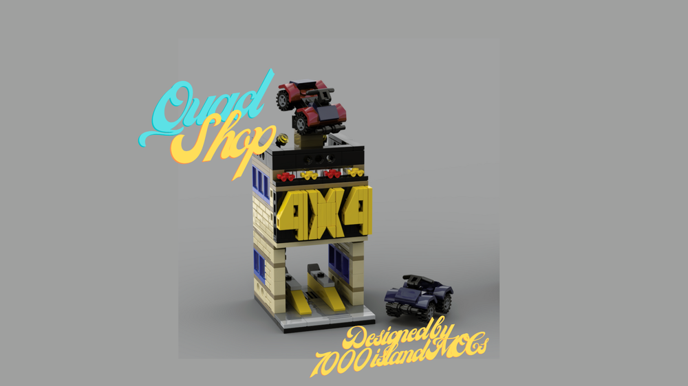LEGO MOC Mini 4x4 Garage - ATV shop - Mini Street View by ...