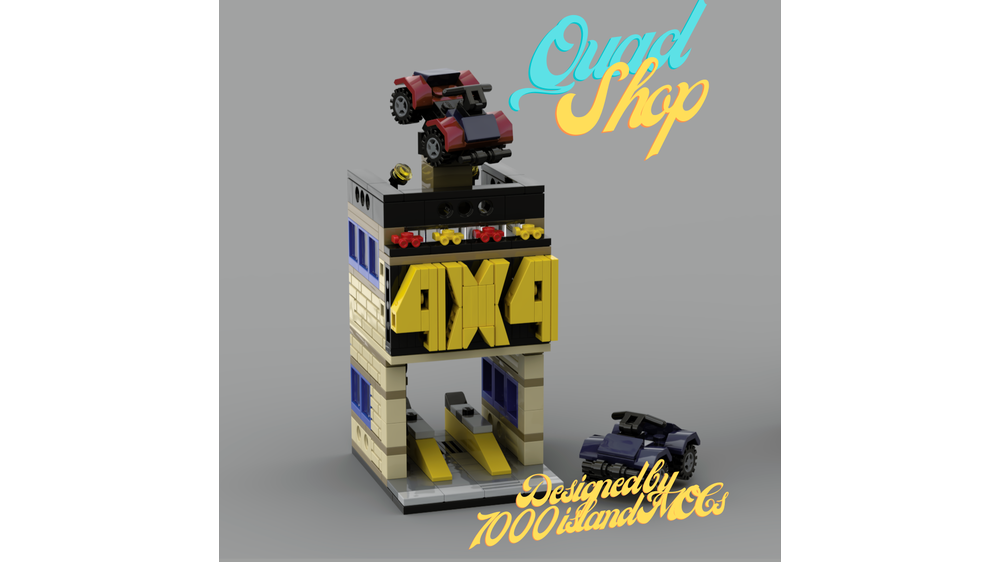 LEGO MOC Mini 4x4 Garage - ATV shop - Mini Street View by ...