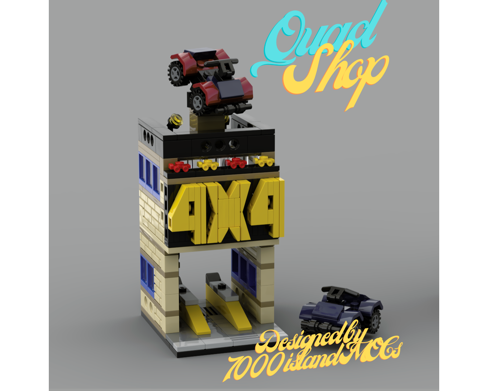 LEGO MOC Mini 4x4 Garage - ATV shop - Mini Street View by ...