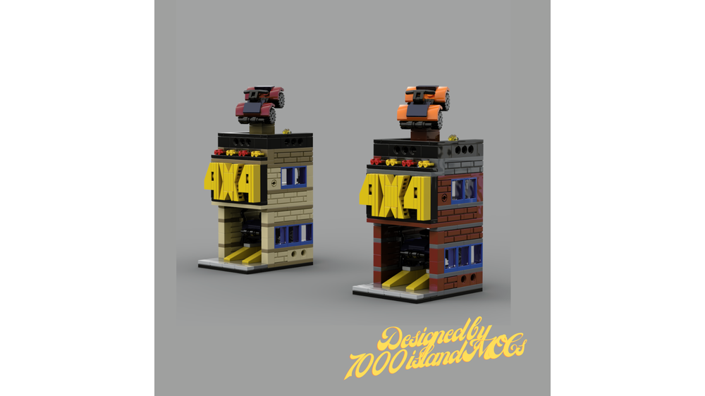 LEGO MOC Mini 4x4 Garage - ATV shop - Mini Street View by ...