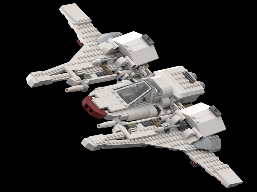 LEGO MOC Fang Fighter T-65 by Luke_Bricks82 | Rebrickable - Build with LEGO