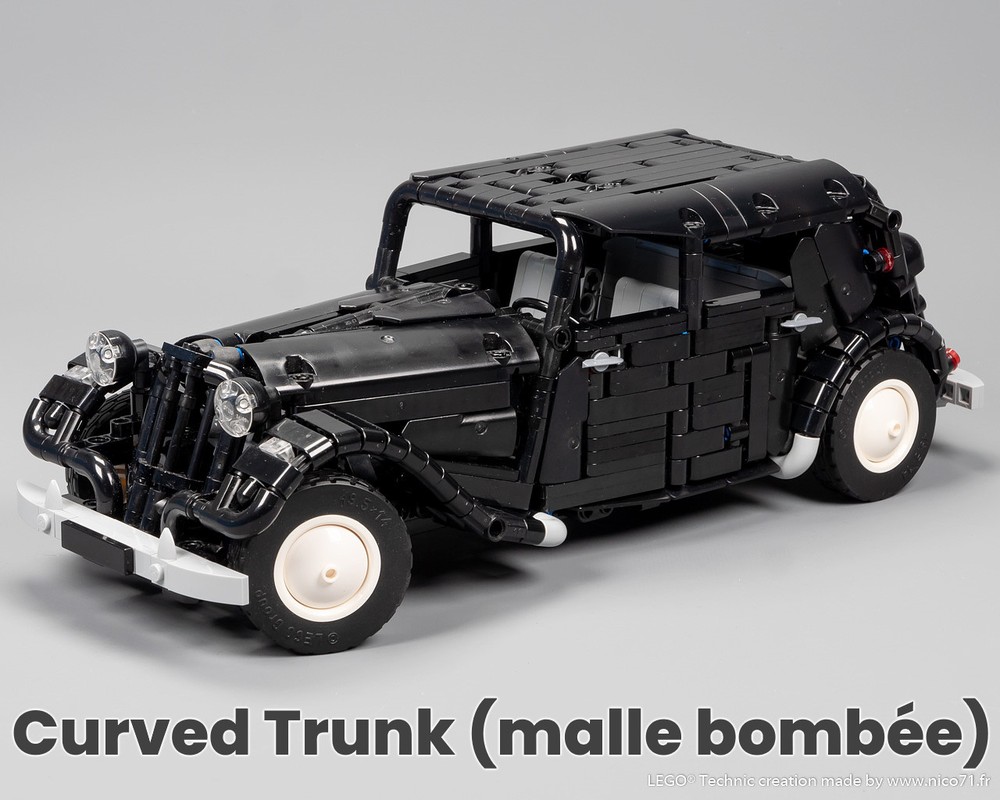 LEGO MOC Citroën Traction (Rounded Trunk) by Nico71 | Rebrickable ...