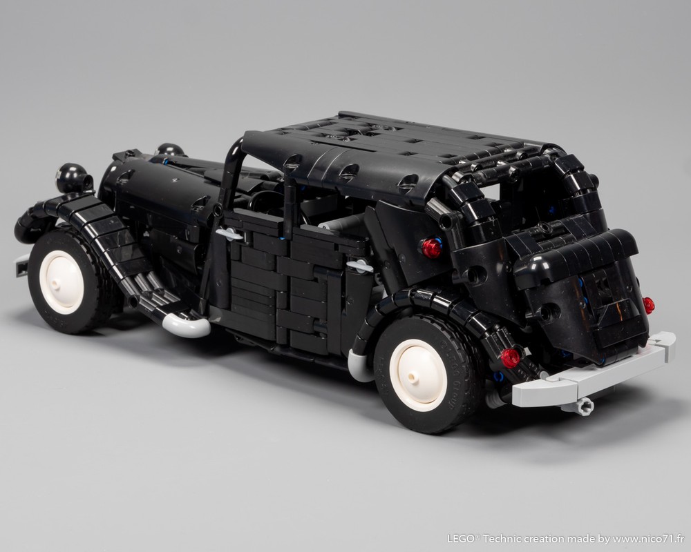 LEGO MOC Citroën Traction (Rounded Trunk) by Nico71 | Rebrickable ...