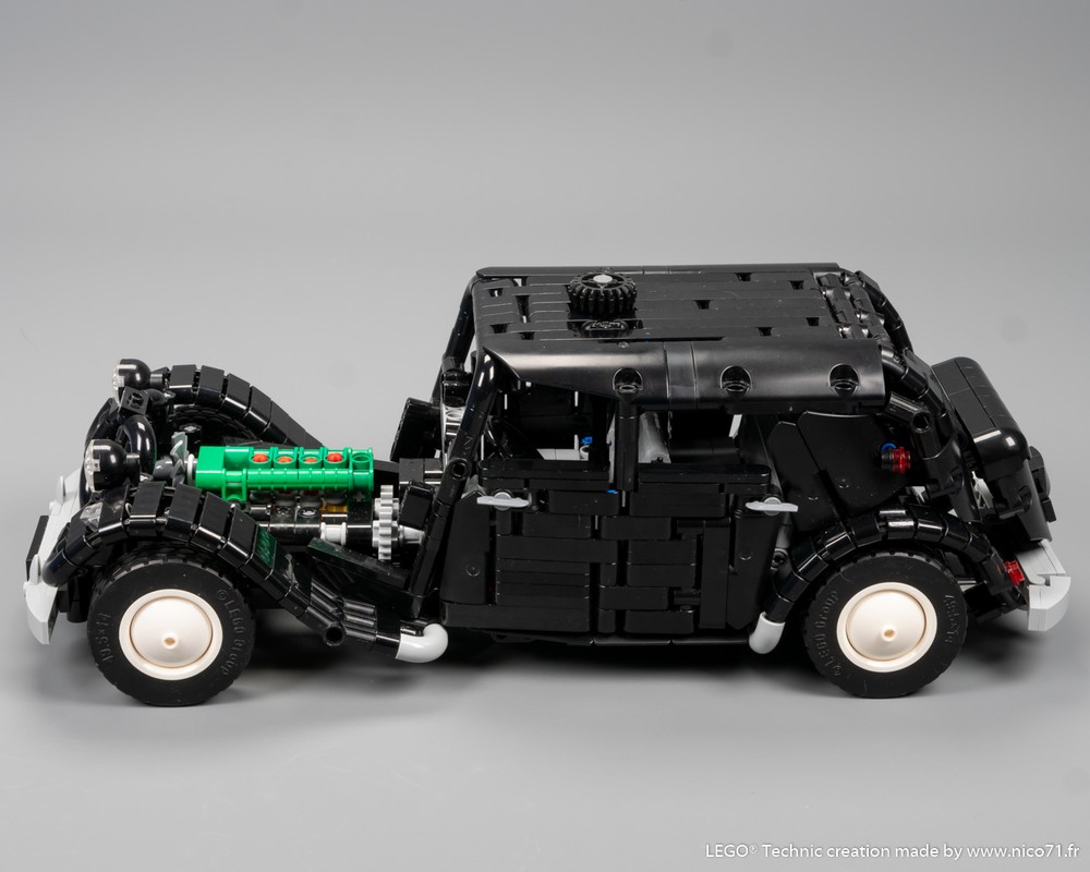 Lego Moc Citroën Traction Rounded Trunk By Nico71 Rebrickable