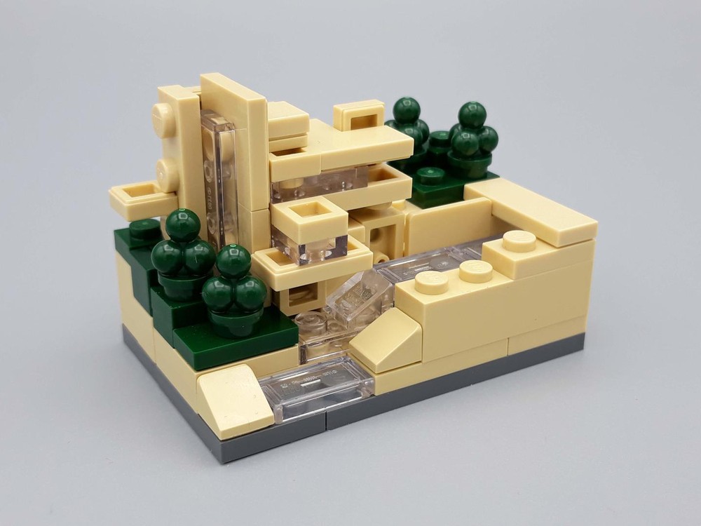 Lego Moc Mini Fallingwater By Rauy Rebrickable Build With Lego