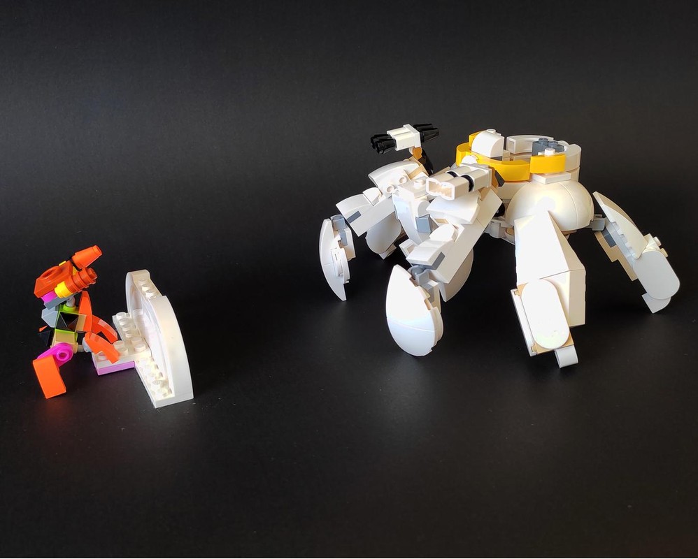 Lego Moc 31133 Bodyguard Spider Bot By Ds3d Rebrickable Build With Lego