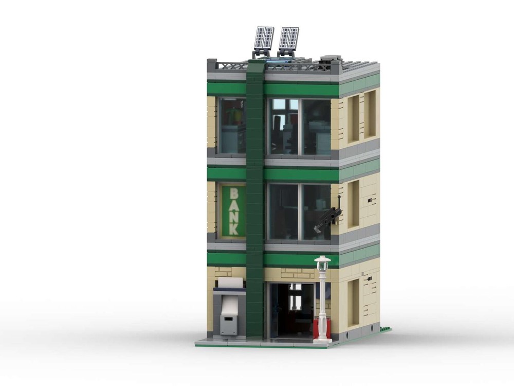 LEGO MOC 60317 Small Bank Office by PatBrickx | Rebrickable - Build ...