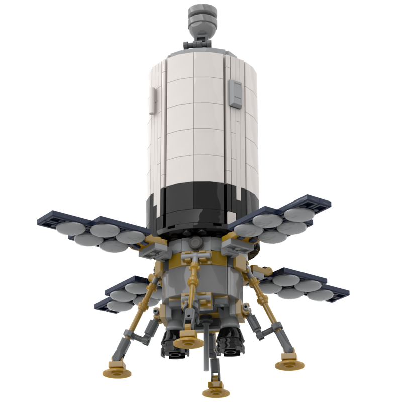 LEGO MOC Apollo - LASS Moonbase (1:110) by Sands_of_Ares | Rebrickable ...