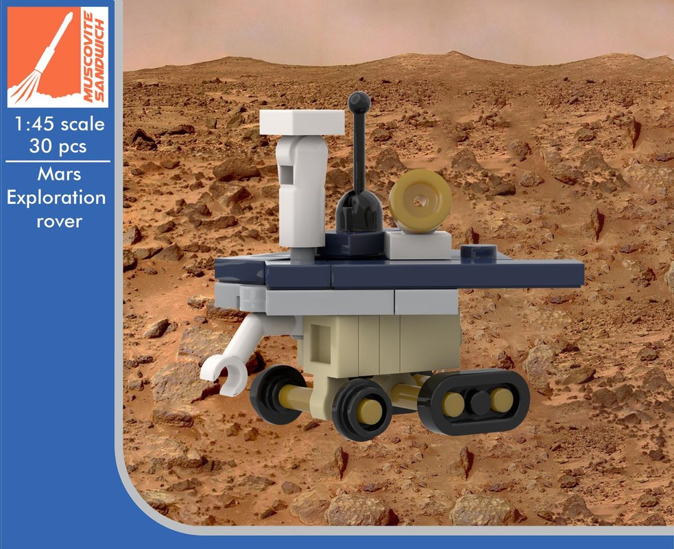 LEGO MOC Mars Exploration rover [Minifig/1:45 scale] by smazmats ...